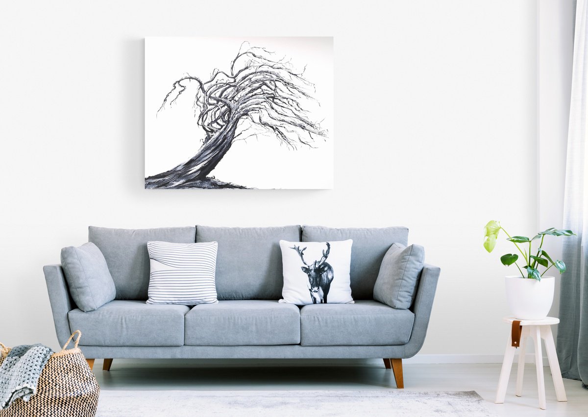Desolation, Tree Acrylic painting by Mel Graham | Artfinder