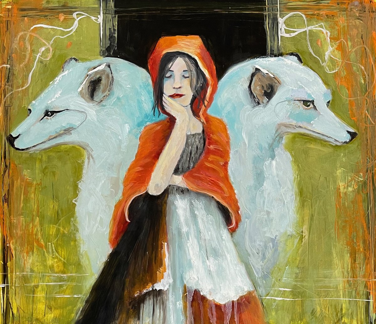 Le Petit Chaperon Rouge (Little Red Riding Hood) Oil painting: Lola ...