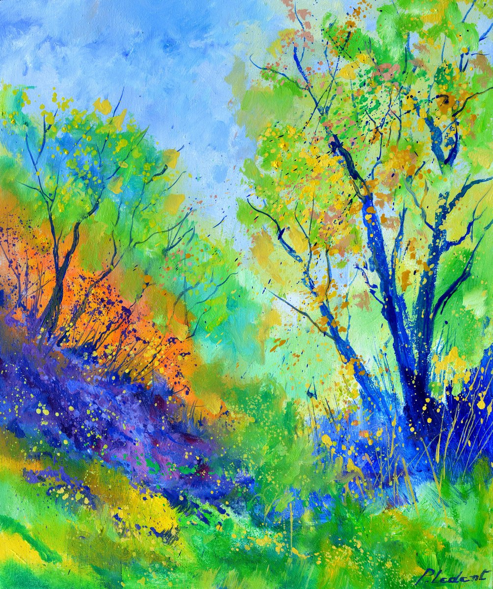 Light in the woode 5624 Oil painting: Pol Henry Ledent | Artfinder