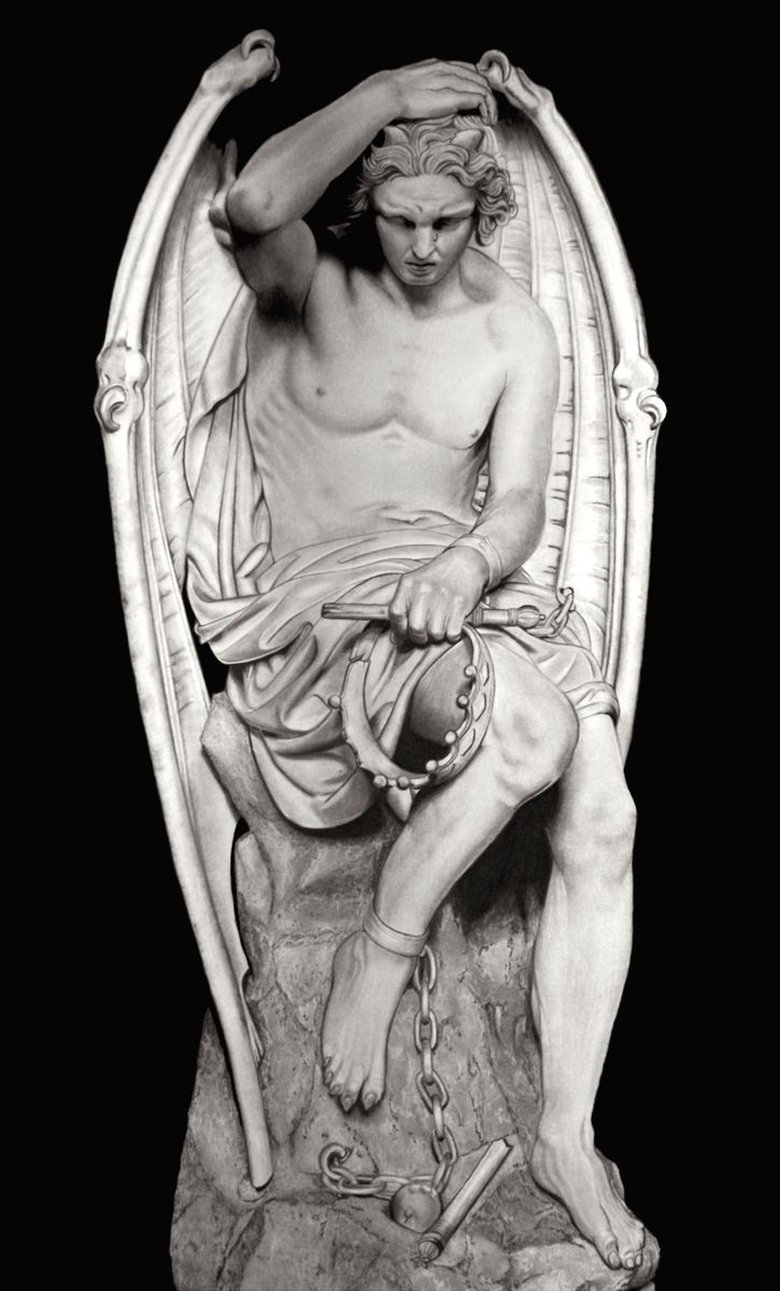 Lucifer Pencil drawing: Paul Stowe | Artfinder