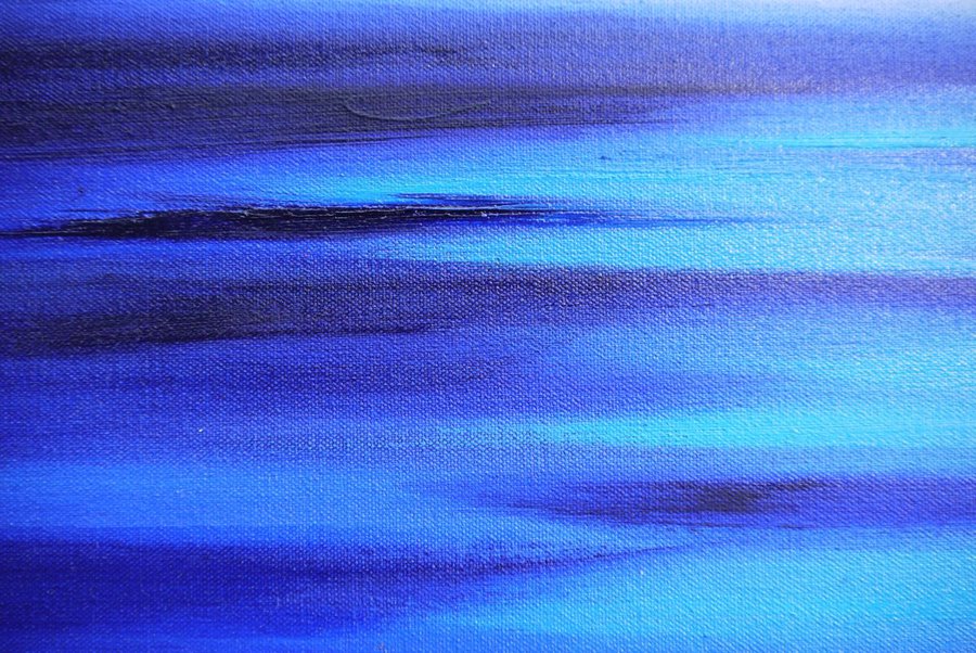 Blue on Blue Painting: Julia Everett