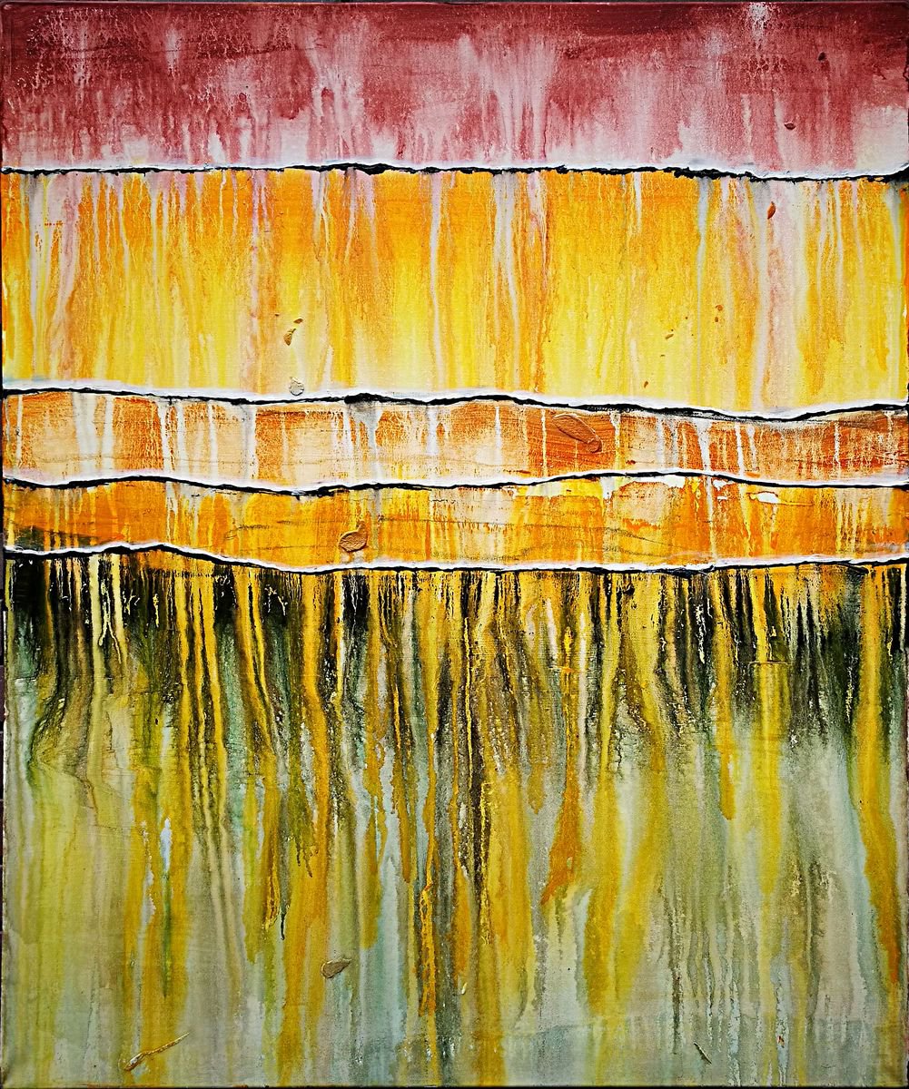 Cordis ignis - Extra Large Artwork ! Acrylic painting by Branisa Beric ...