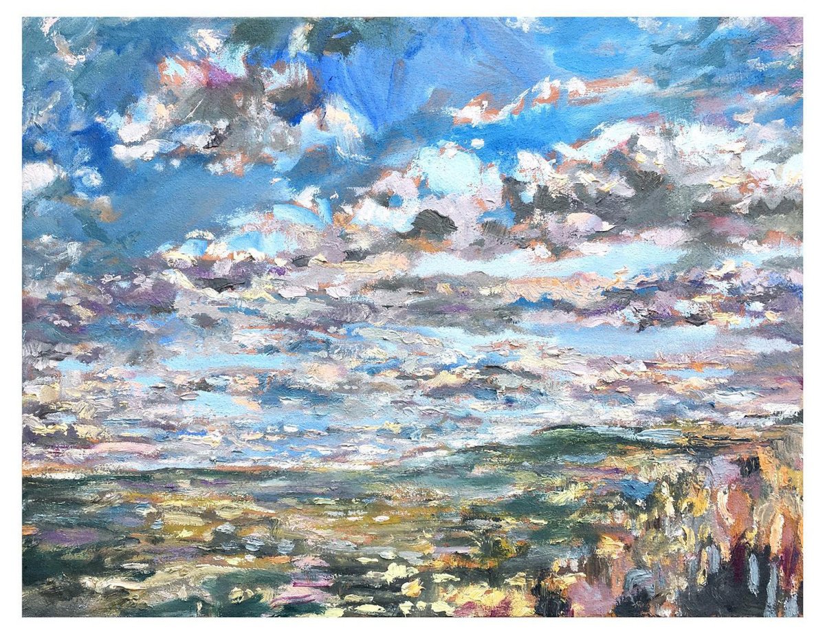 Rejoicing in Nature Oil painting: Guy Pickford | Artfinder