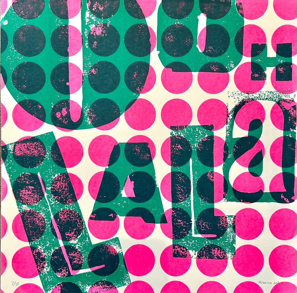 OOh La La Screenprint: Becky Hobden | Artfinder