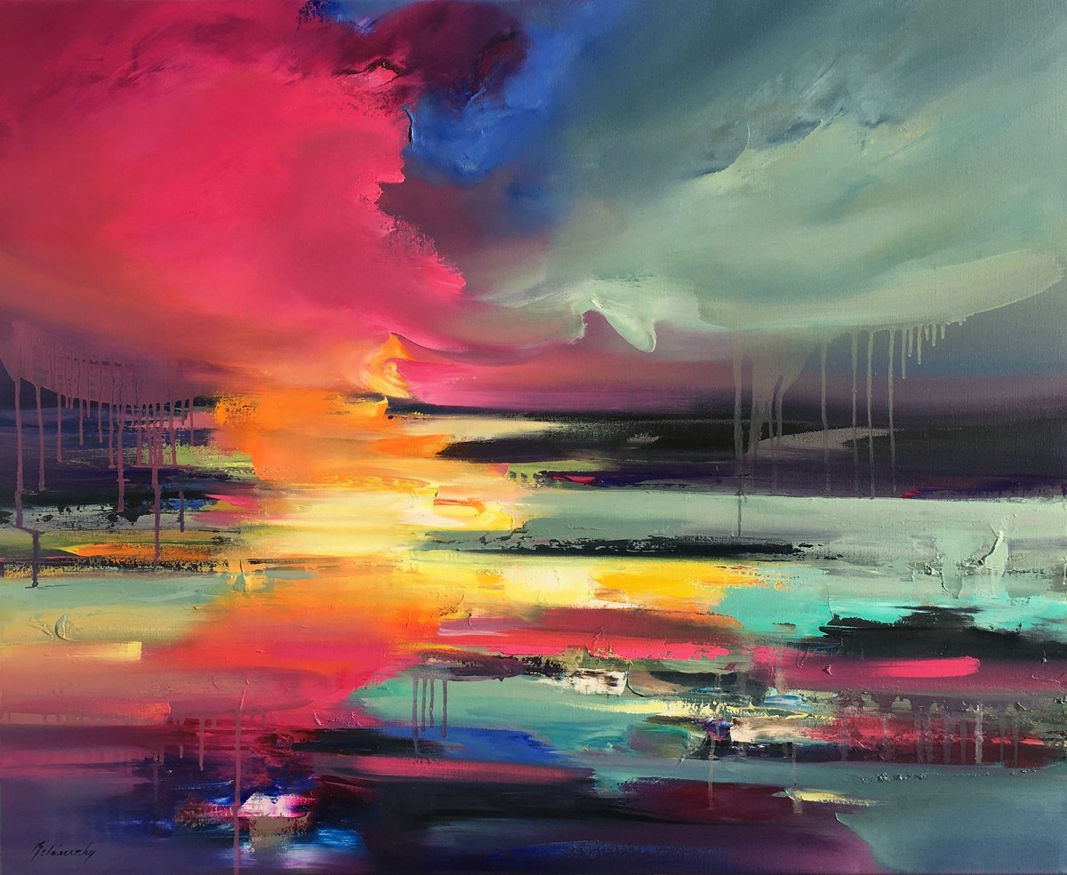 A fixed point in time Oil painting by Beata Belanszky Demko | Artfinder