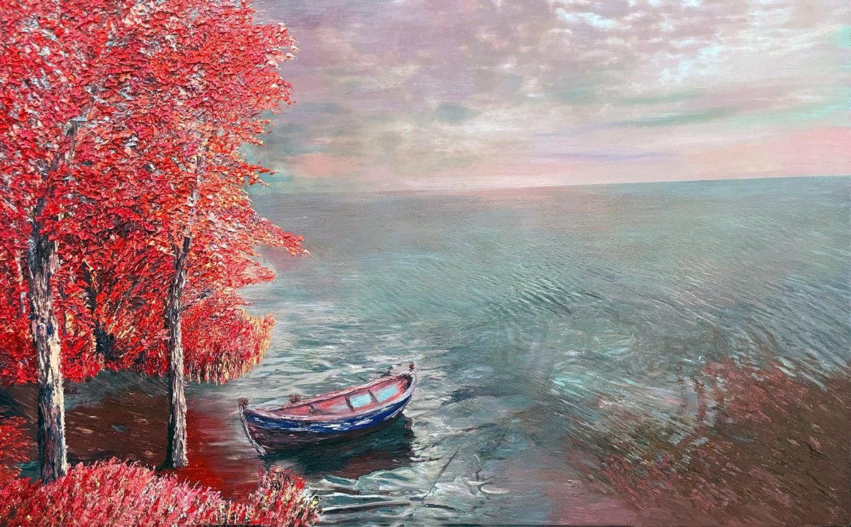 Voyage D' Amour Oil painting: Kenneth Halvorsen | Artfinder