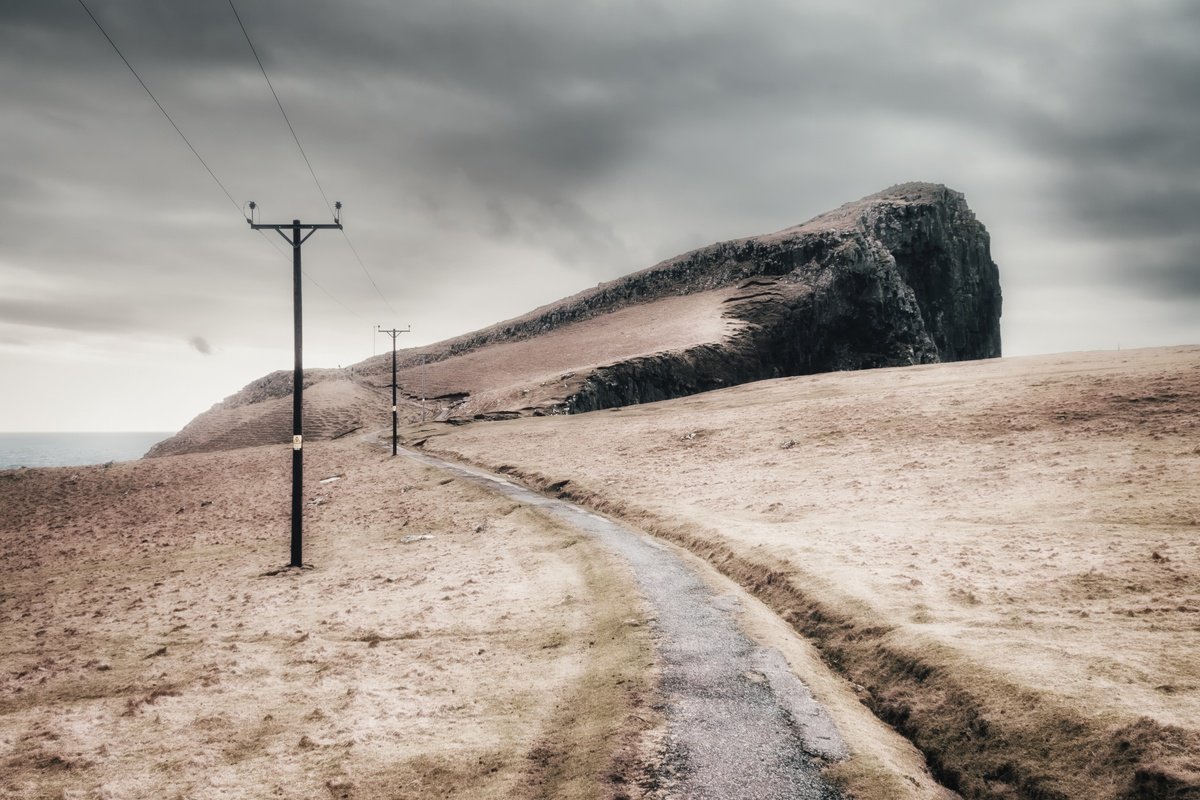 Skye Neist Point Cliff Photograph: Karim Carella | Artfinder