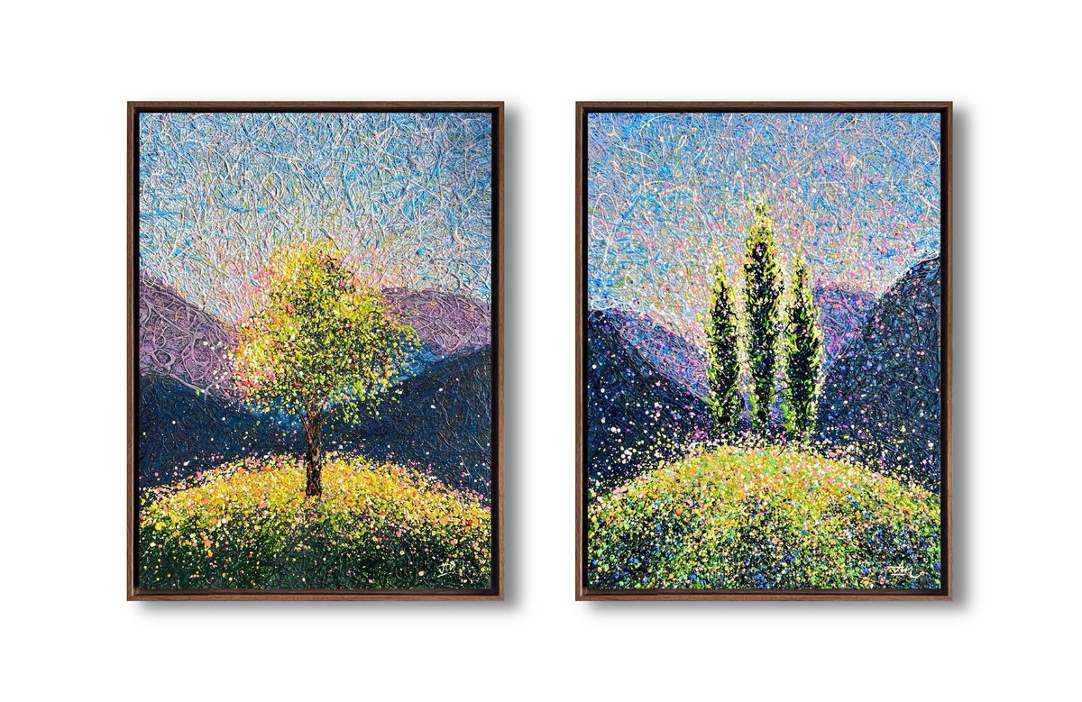 When Calm Becomes Alive Acrylic painting: Nadiia Antoniuk | Artfinder