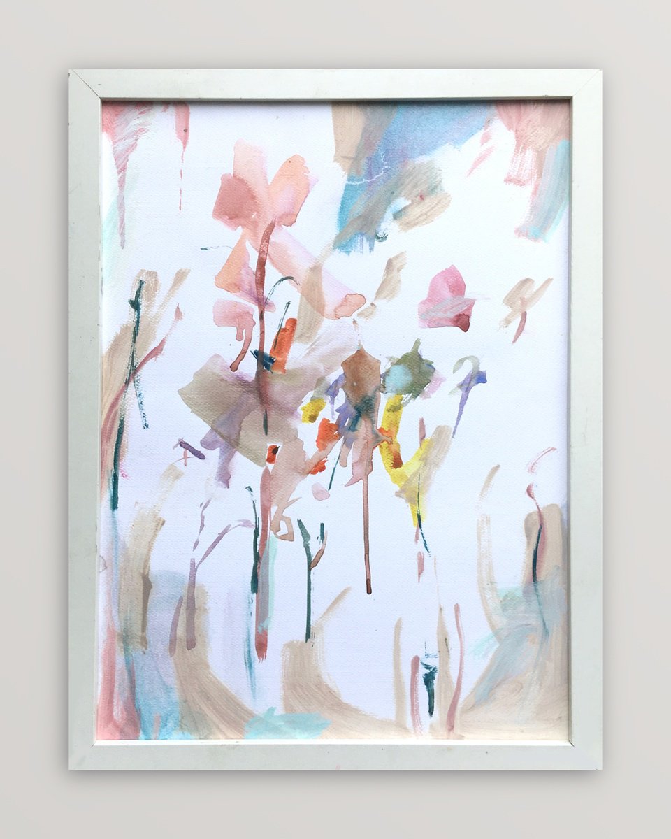 Deconstructed Flowers Watercolour: Guy Pickford | Artfinder