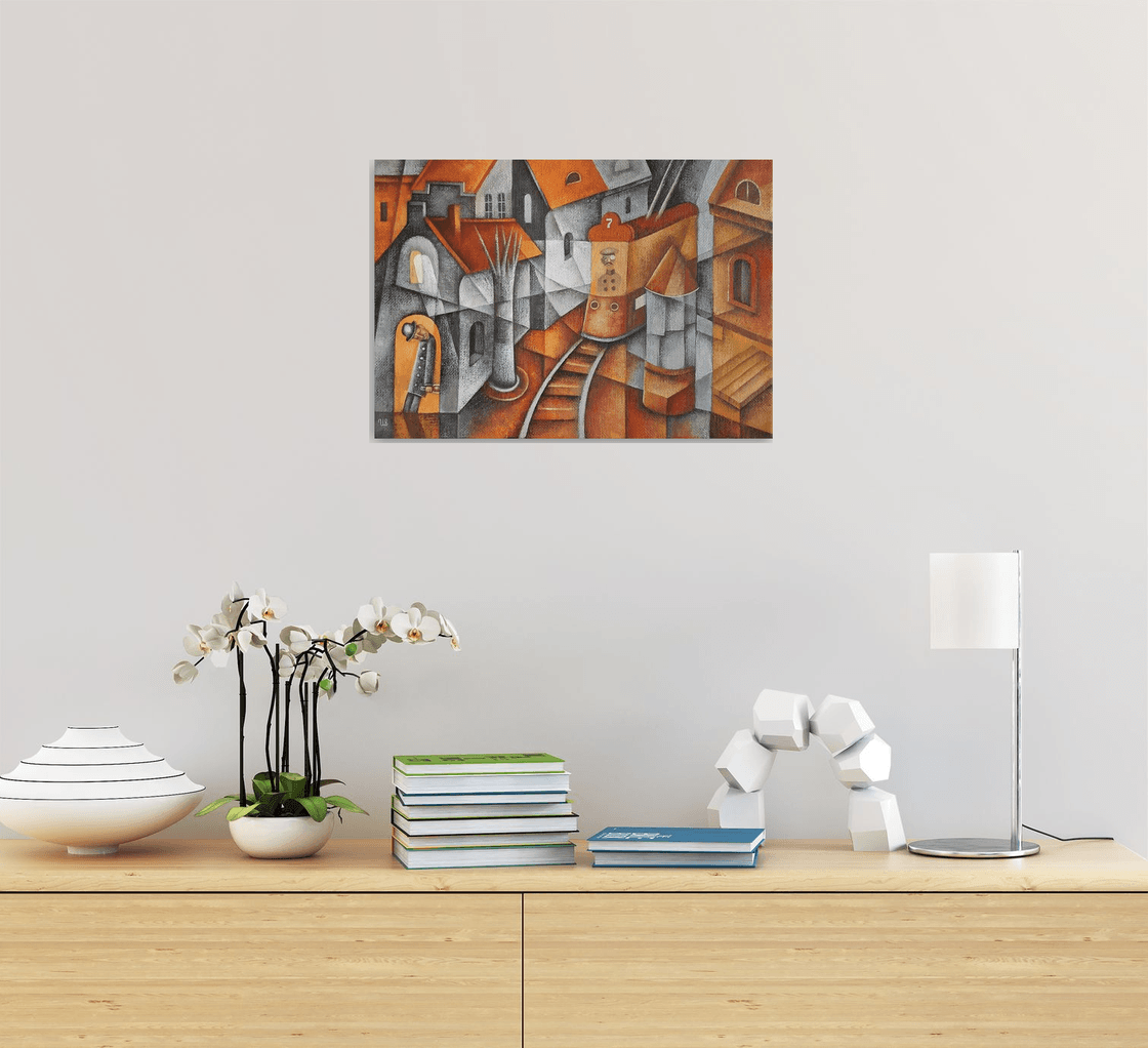 The Last Tram Oil painting by Eugene Ivanov | Artfinder