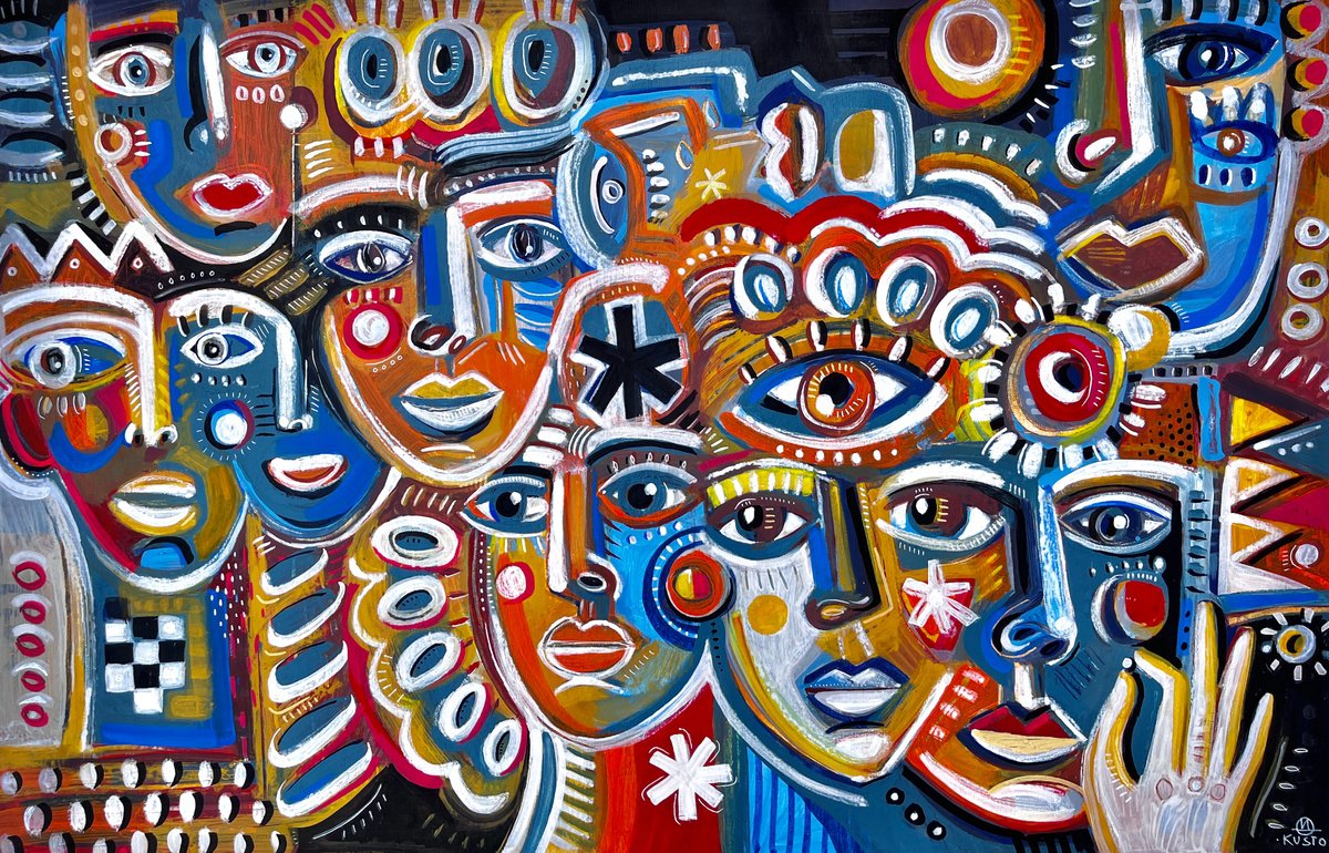 A GRAIN OF CONSCIENCE Acrylic painting: DARIA KUSTO | Artfinder