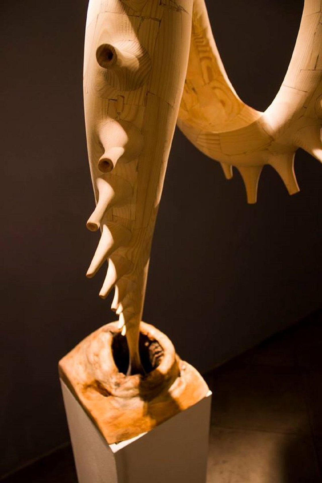 "Another World I" Wood sculpture: Vania Dimitrova & Svetoslav | Artfinder