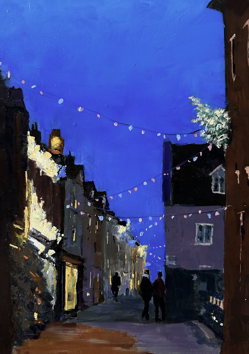 Well-Next-the-Sea Nocturne Oil painting: Toni Swiffen | Artfinder