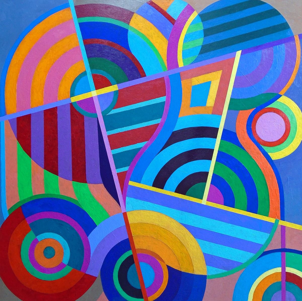 MYRIAD: SHAPES & PATTERNS Acrylic painting: Stephen Conroy | Artfinder