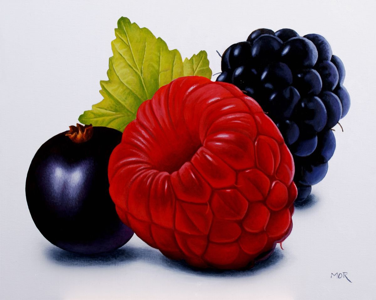 Berry Selection Acrylic painting: Dietrich Moravec | Artfinder