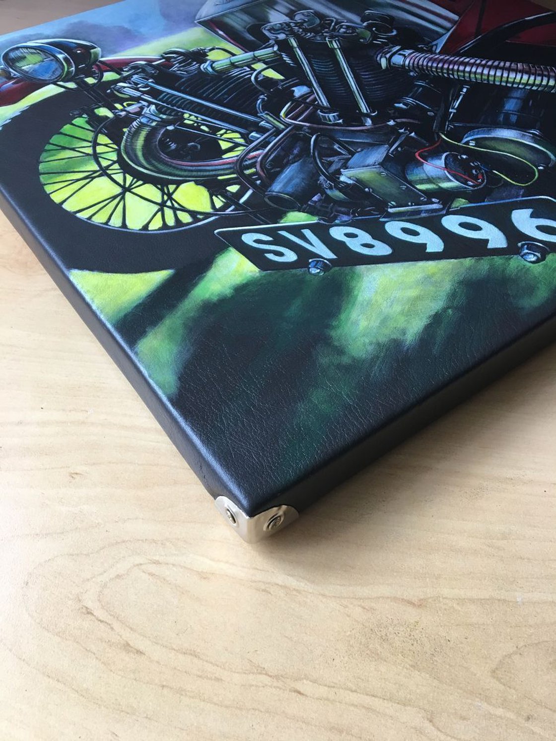 Morgan Brough vintage car Acrylic painting: Karl Hamilton-Cox | Artfinder