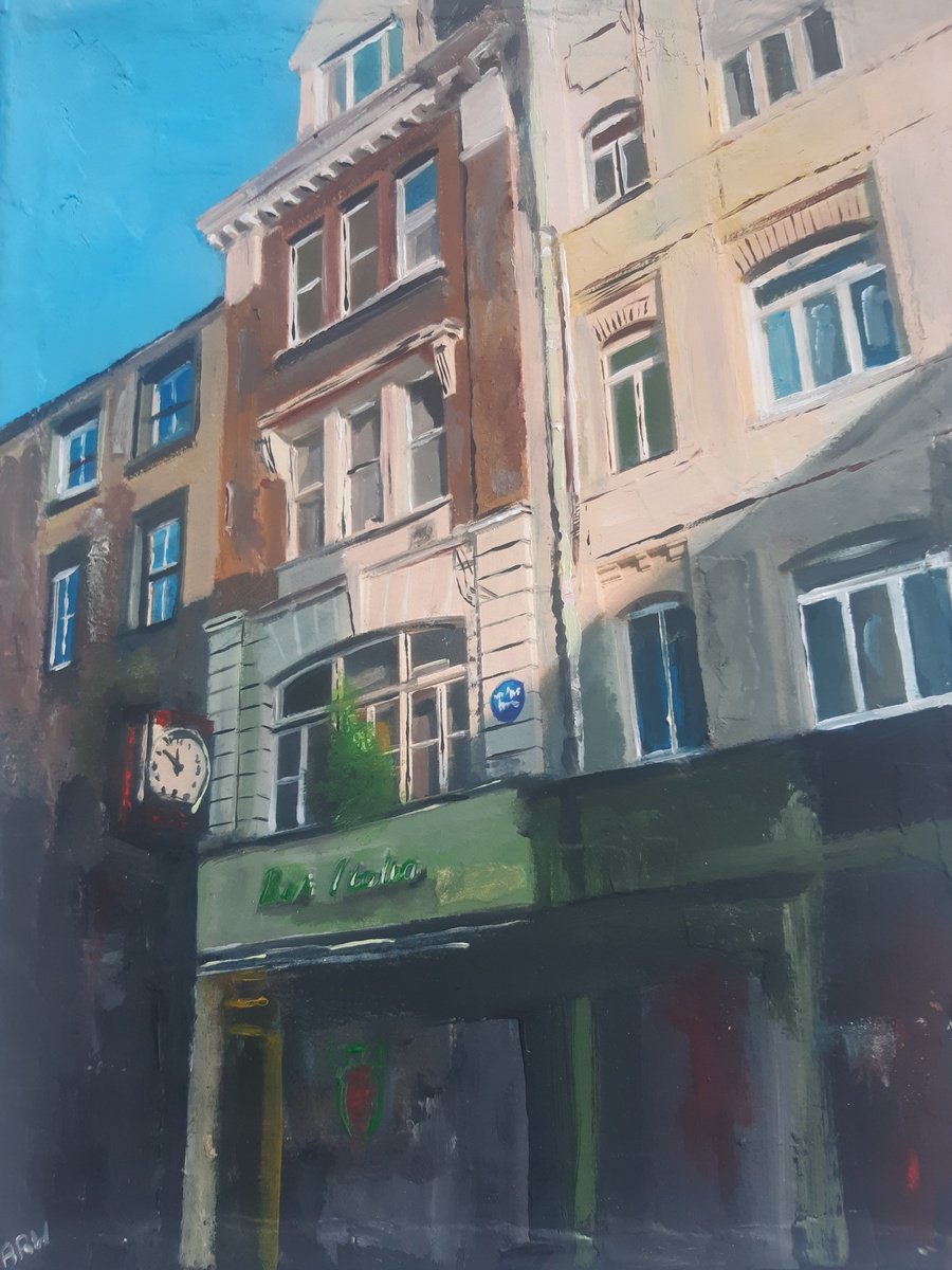 Frith Street, Soho, London Acrylic painting: Andrew Reid Wildman ...