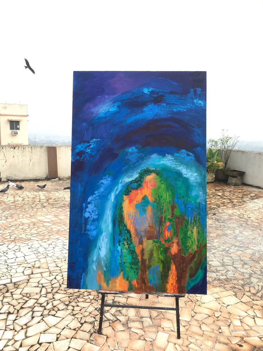 Precious and Precarious 2 Oil painting: Geeta Yerra | Artfinder