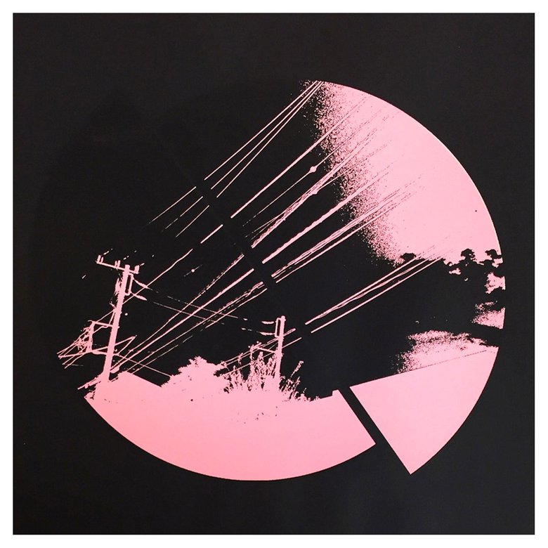 Split Skyline - Pink Screenprint by Later Ago | Artfinder