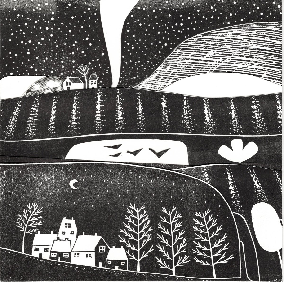 Under the Winter Sky Collage: Layla Khani (aka Laylart) | Artfinder