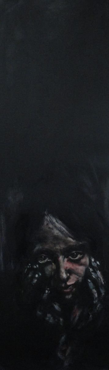 hear no evil Oil painting by Jacqueline Hoebers | Artfinder