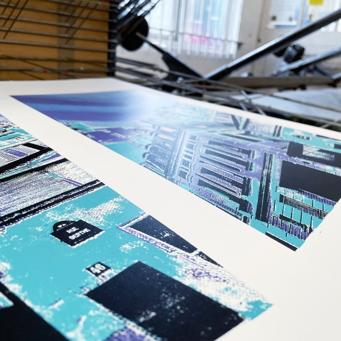 Leave the light on Screenprint: Emmanuelle Orr | Artfinder