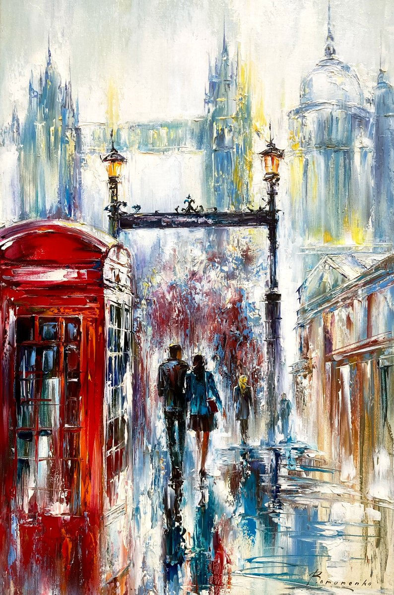 Meeting point Oil painting: Olena Romanenko | Artfinder