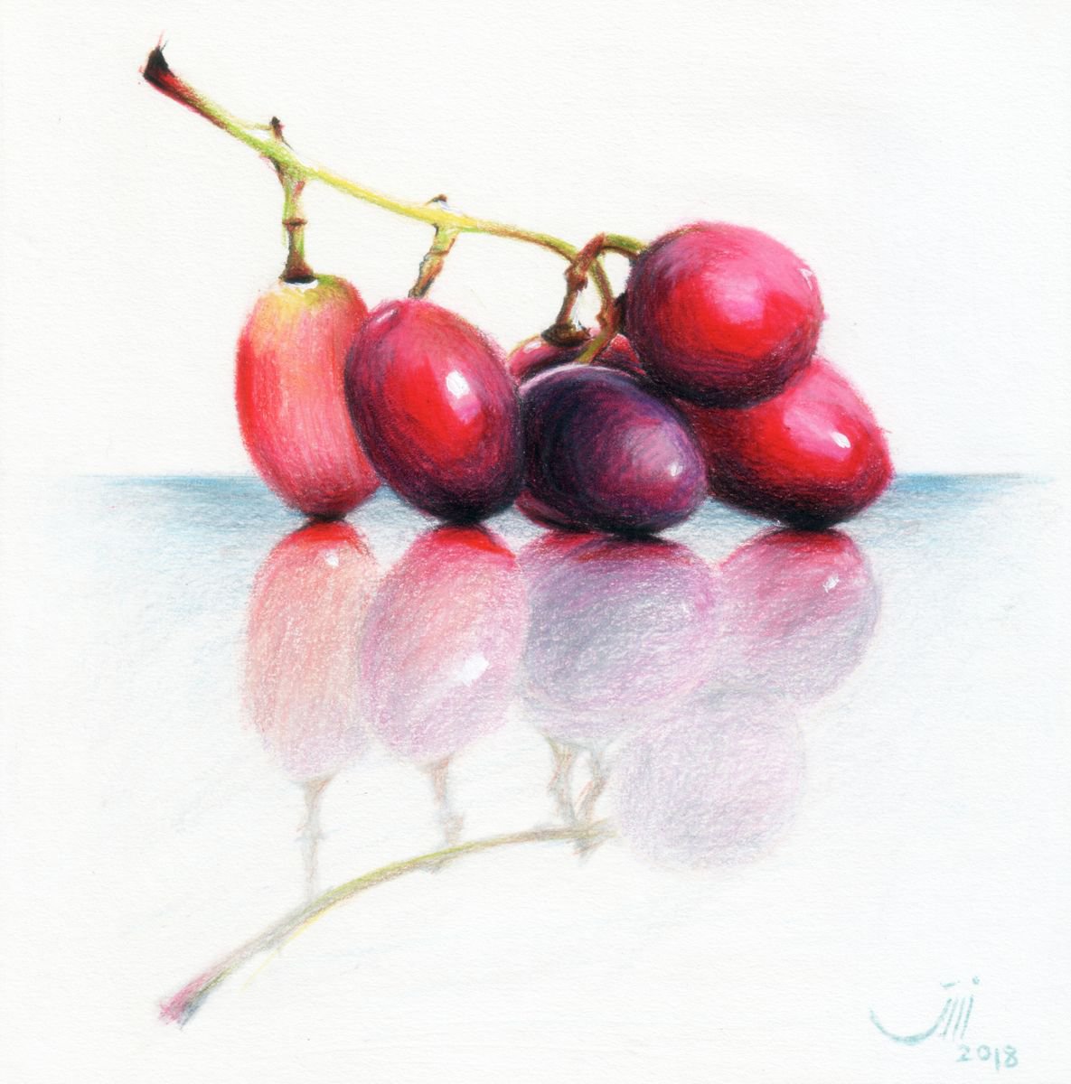 No.124, reflection Pencil drawing by sedigheh zoghi | Artfinder