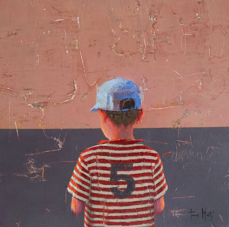 NUMBER FIVE Oil painting by Tomasa Martin | Artfinder