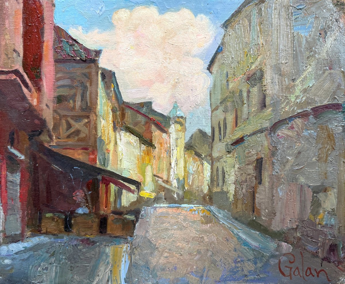 Old Town Morning Oil painting: Igor GALAN | Artfinder