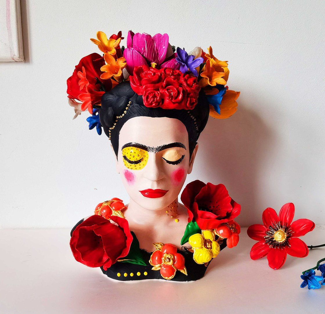 Frida Kahlo Mixed-media sculpture: BAST | Artfinder
