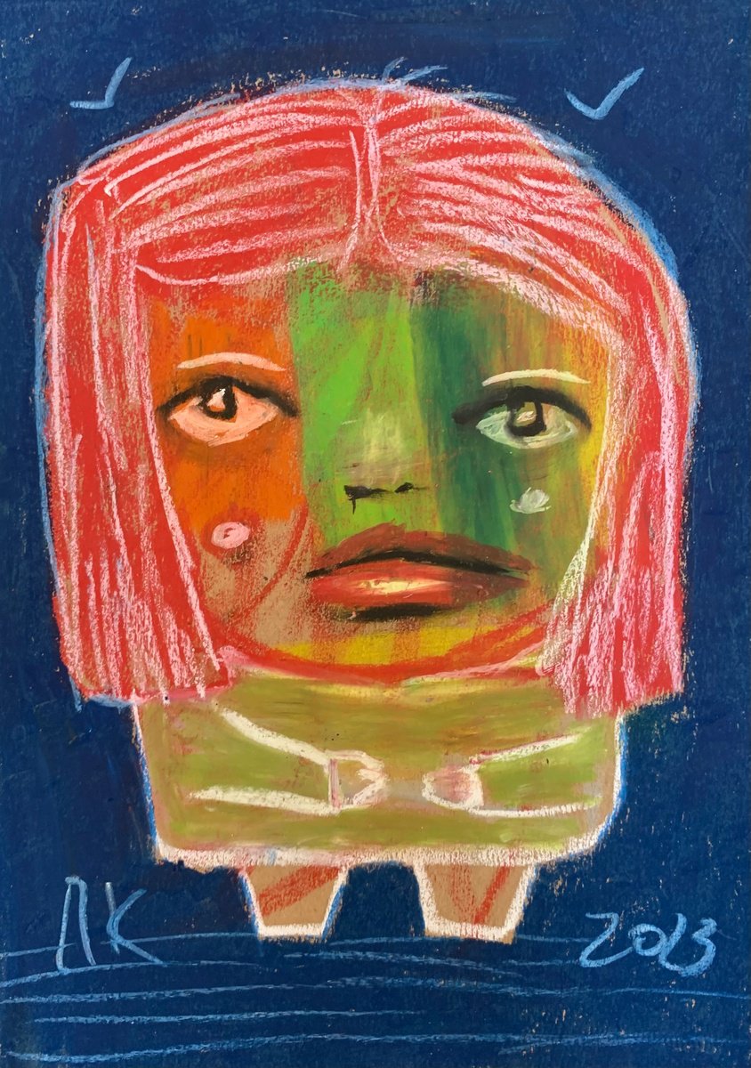 Prostration. Day 38. Pastel drawing by Pavel Kuragin | Artfinder