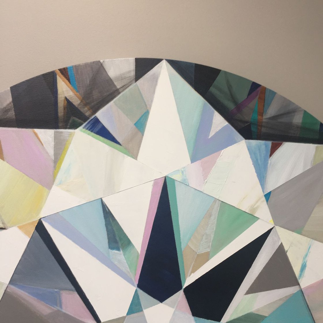Large Diamond Acrylic painting: ellisartworks