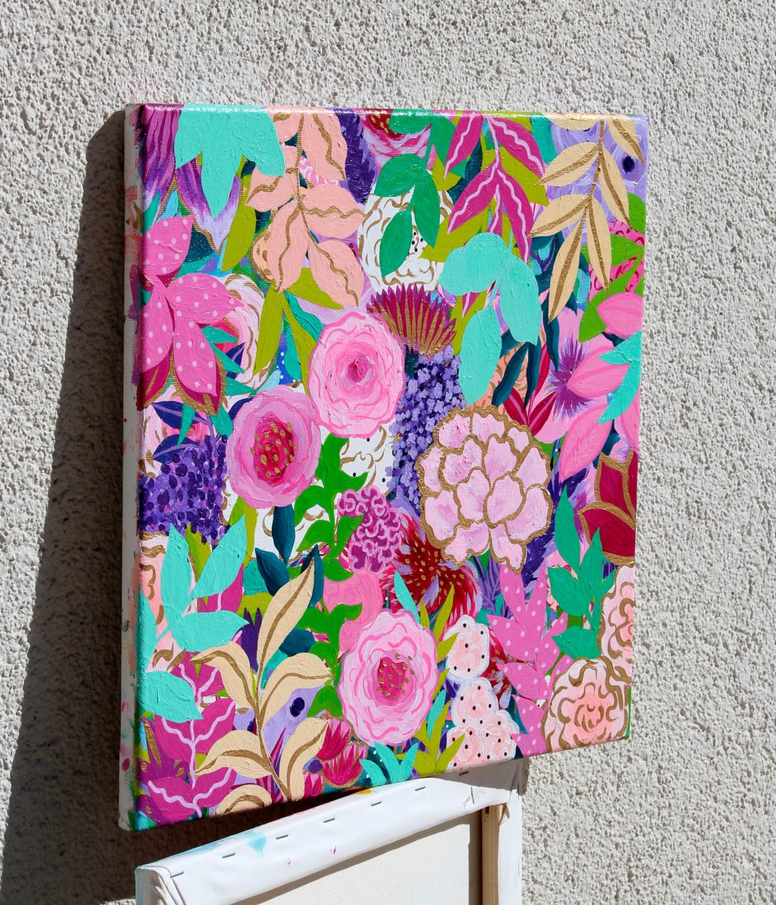 Flower Dreamscape of Spring Acrylic painting by Martina Boycheva ...