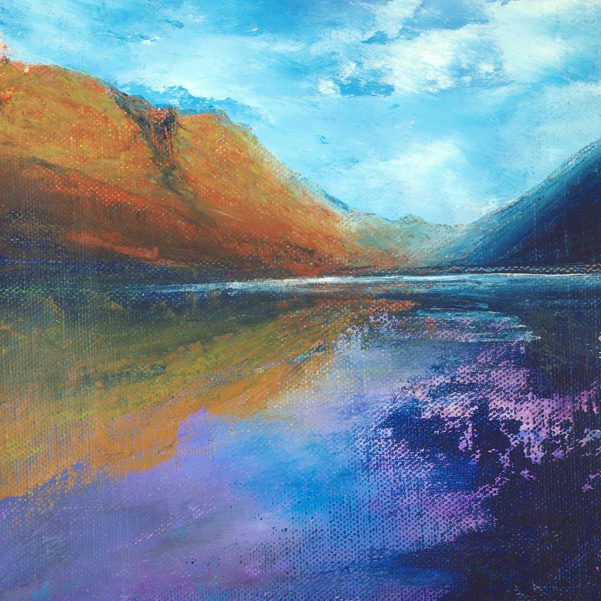 Buttermere Reflections Acrylic painting: oconnart | Artfinder