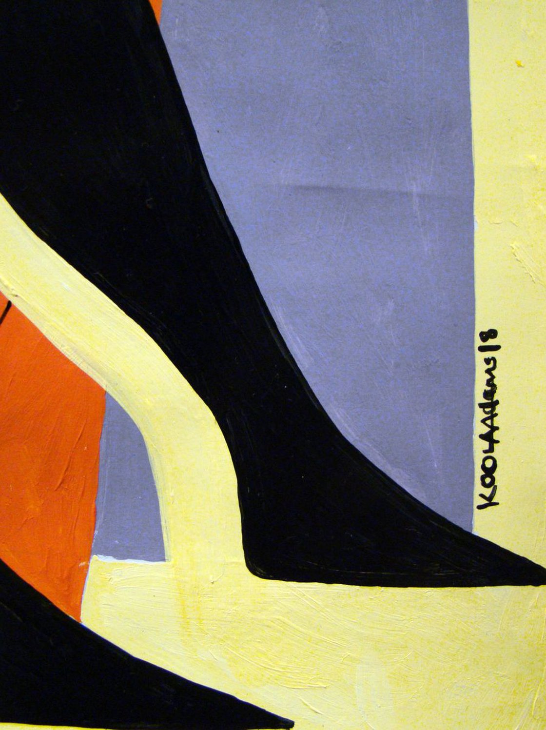 The Moon and the Apple Orchard Acrylic painting by Koola Adams | Artfinder