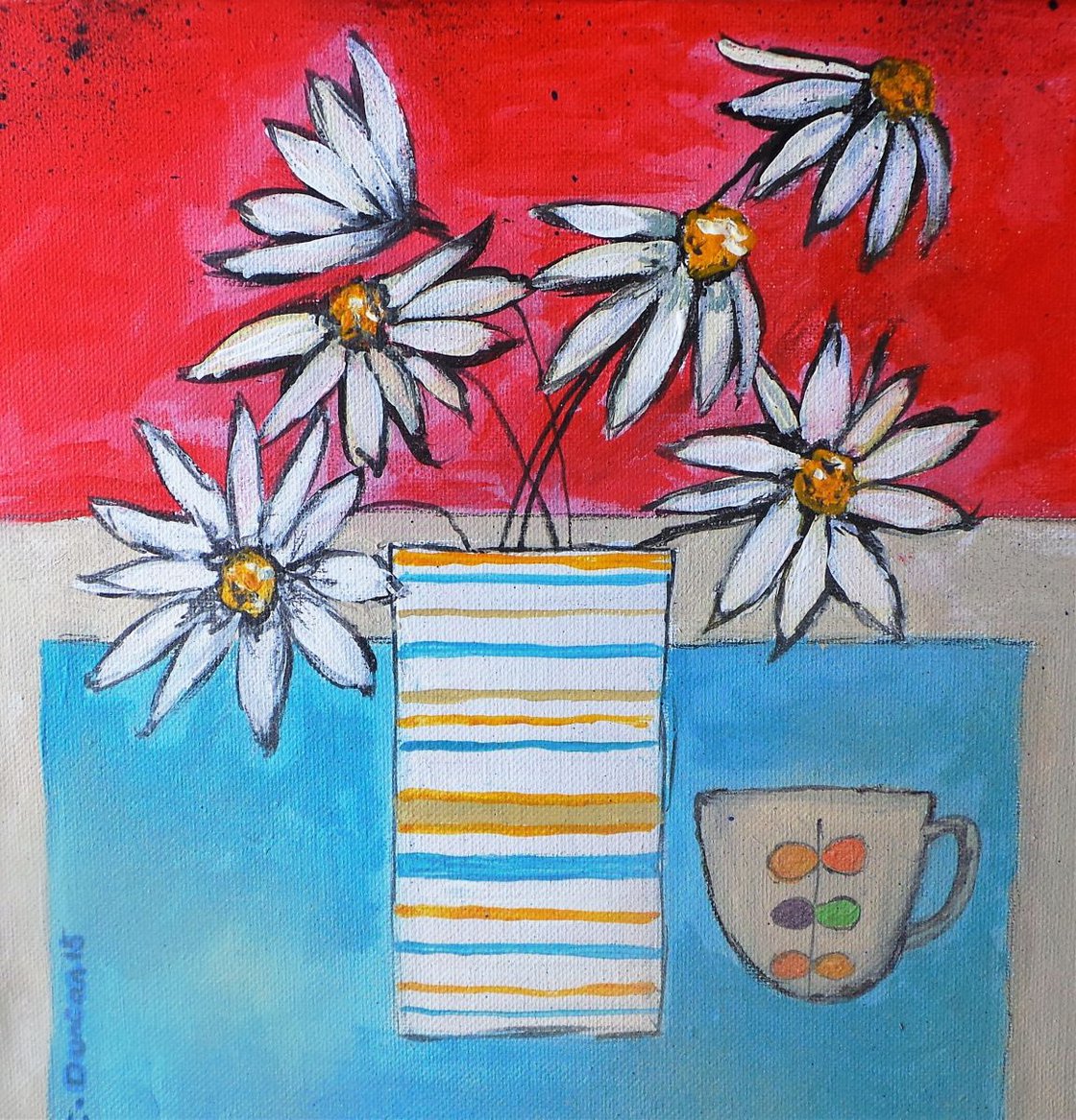 Orla's Flowers Acrylic painting: Caroline Duncan | Artfinder