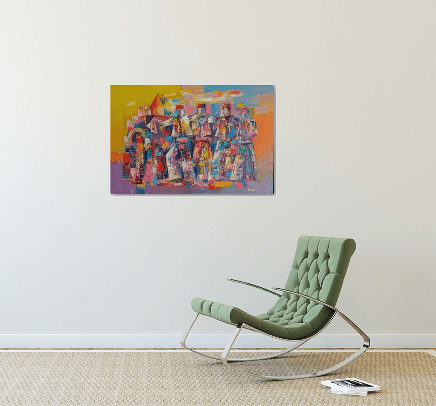 Armenian Kochari Dance Oil painting: Hayk Miqayelyan | Artfinder