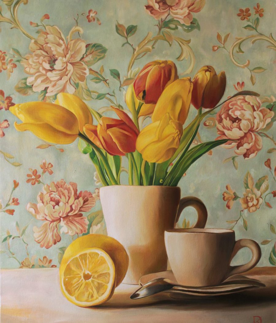 spring flowers Oil painting: Darya Klunnikova | Artfinder