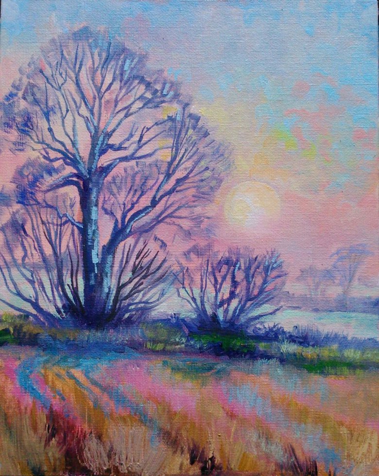 Morning light Oil painting by Mark Croucher | Artfinder