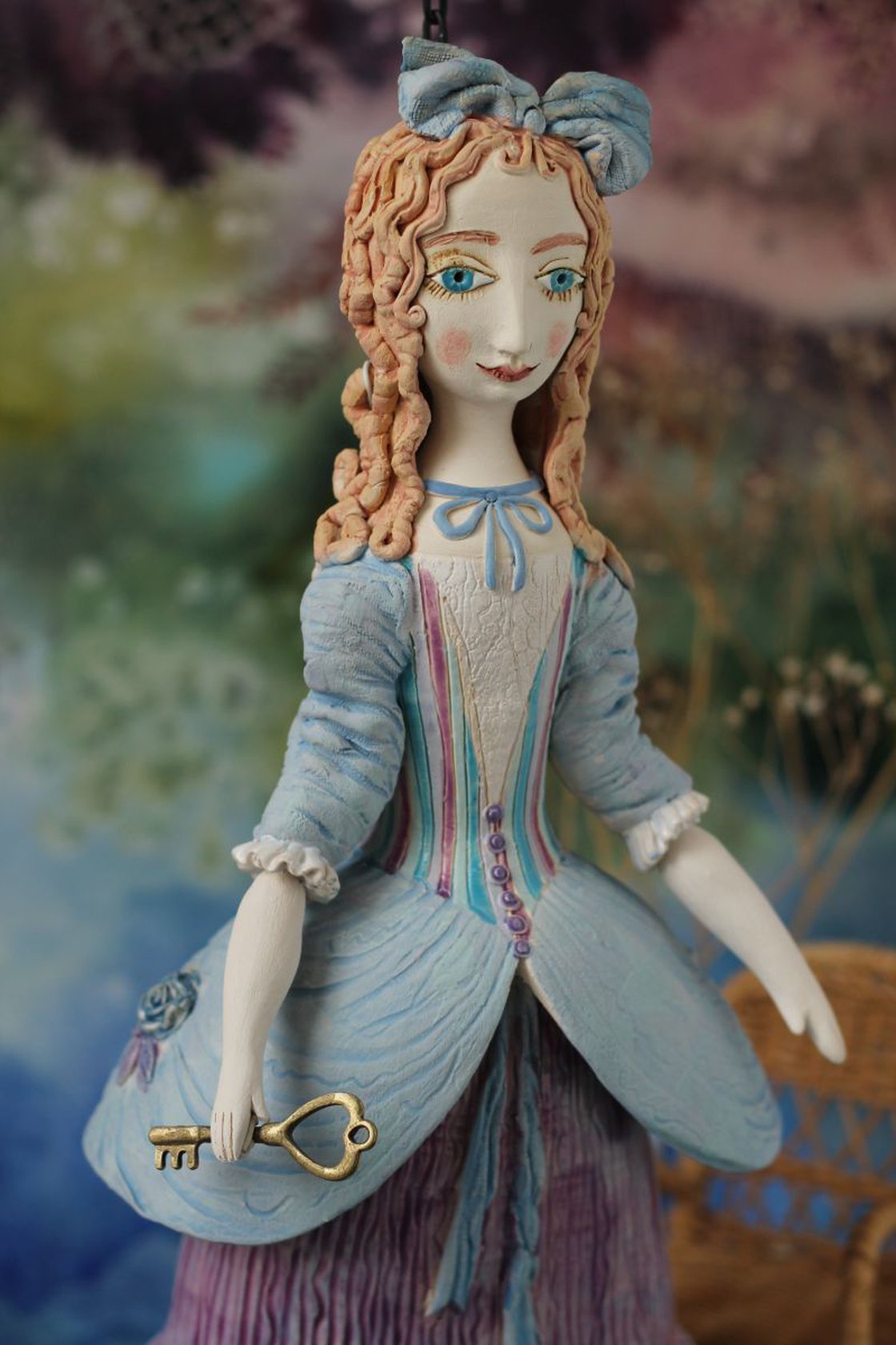 From the Alice in Wonderland. Alice, grown up. Wall sculpture by Elya ...