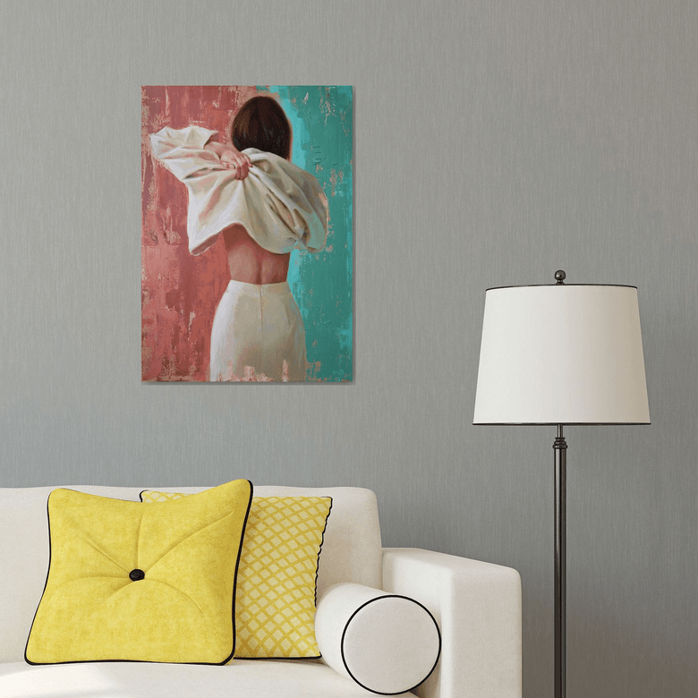 Original Oil Painting - Intrigue by Anna Bernadskaya