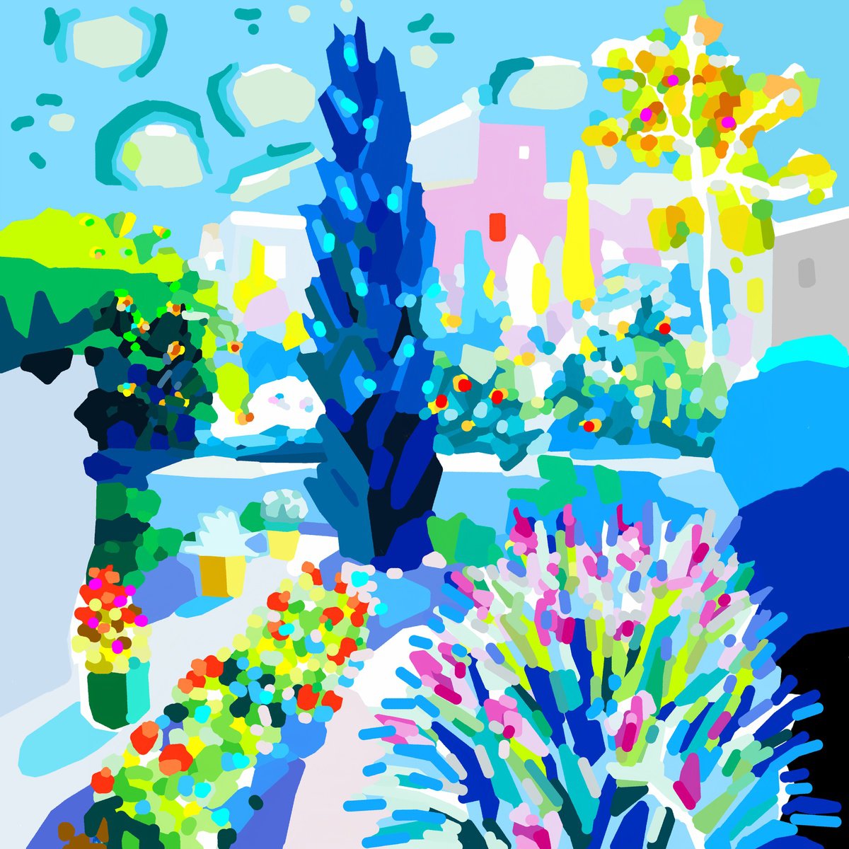 Tarrassó Garden Giclée print: Alejos | Artfinder