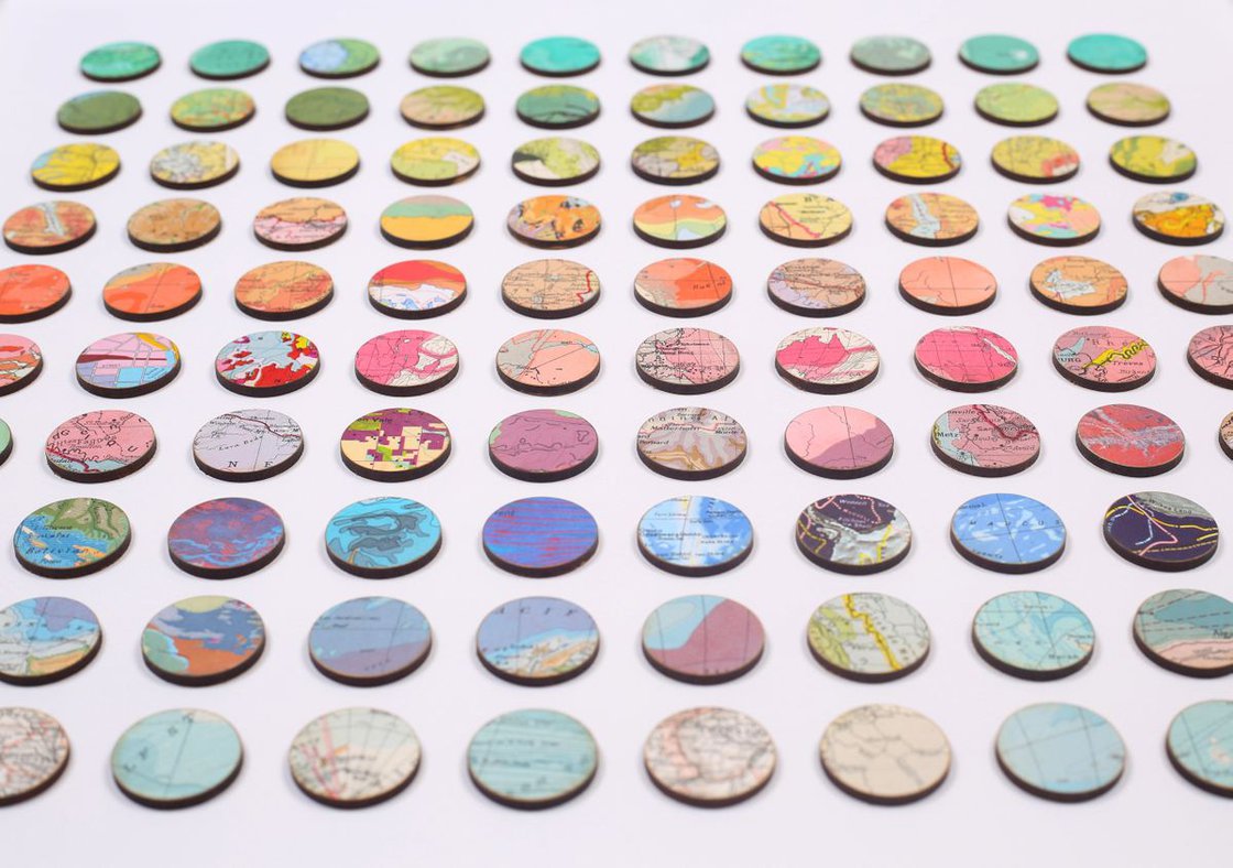 Colour gradient map collage colour study Collage Collage: Amelia Coward ...