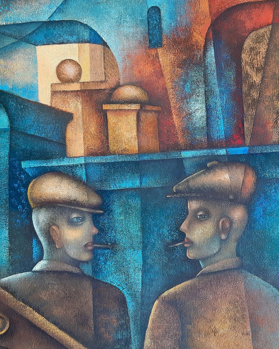 Terminal Oil painting: Eugene Ivanov | Artfinder