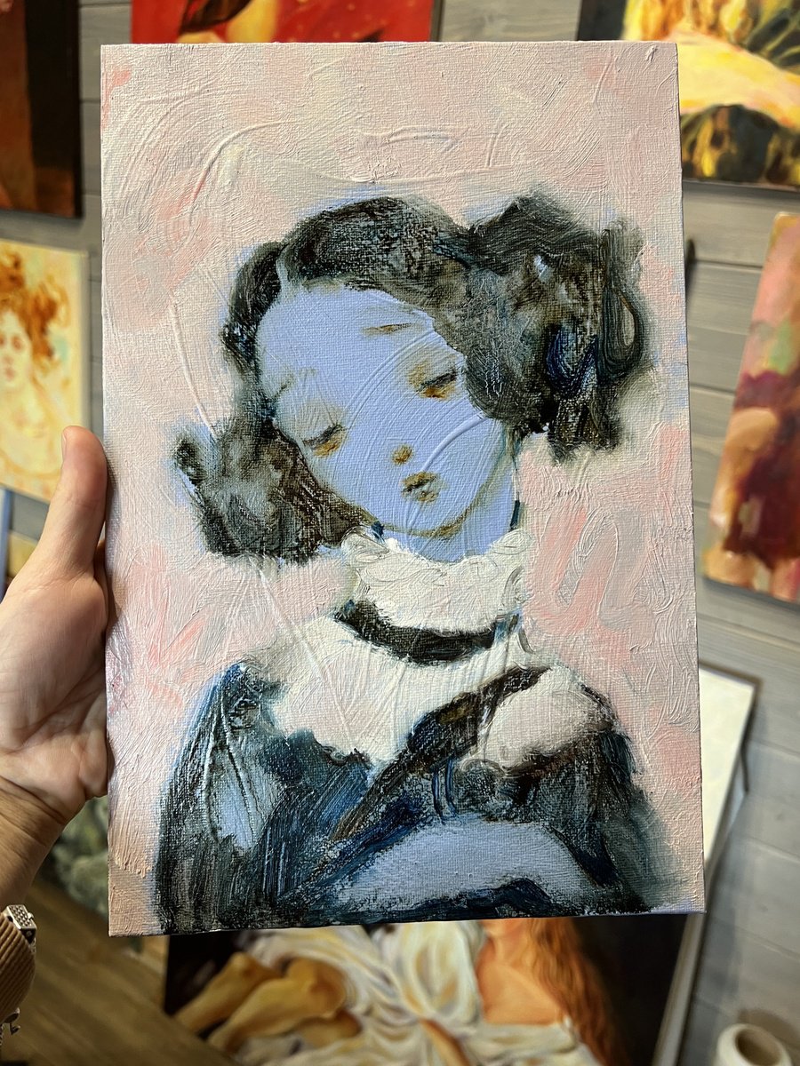 "Secret Threads" Oil painting: Isolde Pavlovskaya | Artfinder