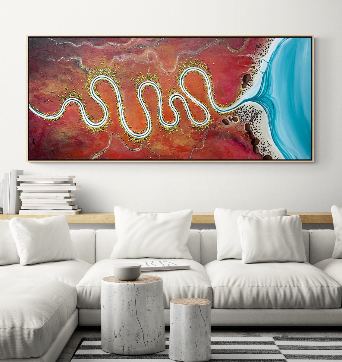 The Shape of Silence Acrylic painting by Tania Chanter | Artfinder