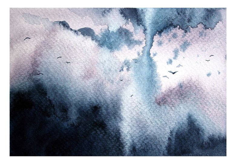 Storm. Watercolour by Svetlana Wittmann | Artfinder