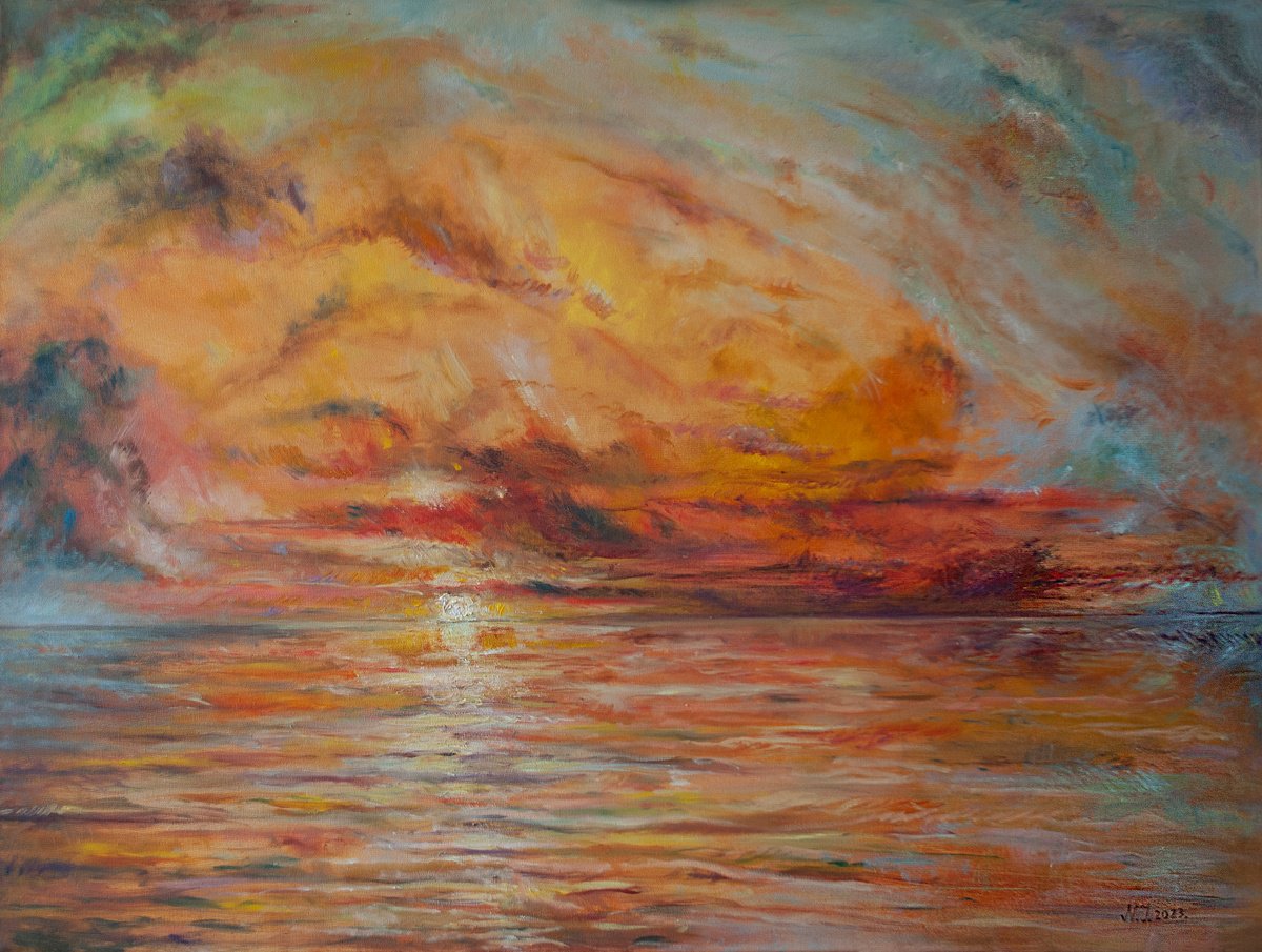 Turneresque V Oil painting: Nikola Ivanovic | Artfinder