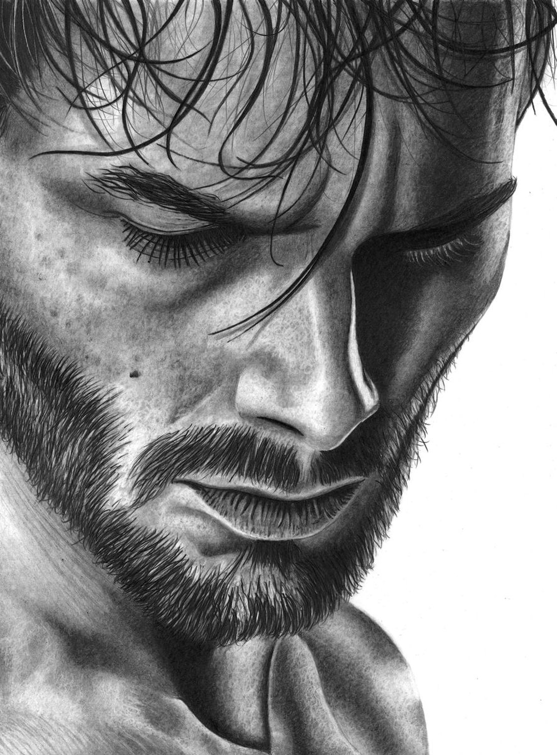 Hombre Pencil drawing: Paul Stowe | Artfinder